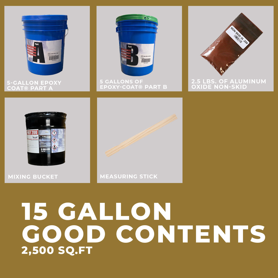 15-Gallon Good Kit (2,500 sq. ft): Reliable Coating Solution ...