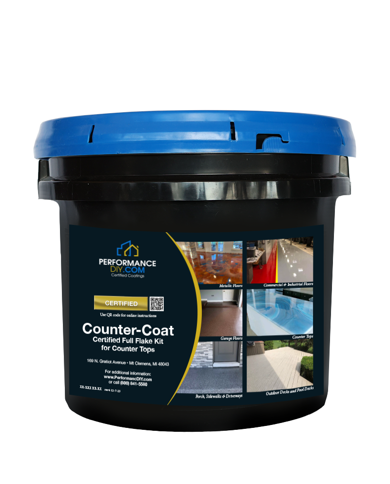Full Flake Counter-Coat Kit – PerformanceDIY