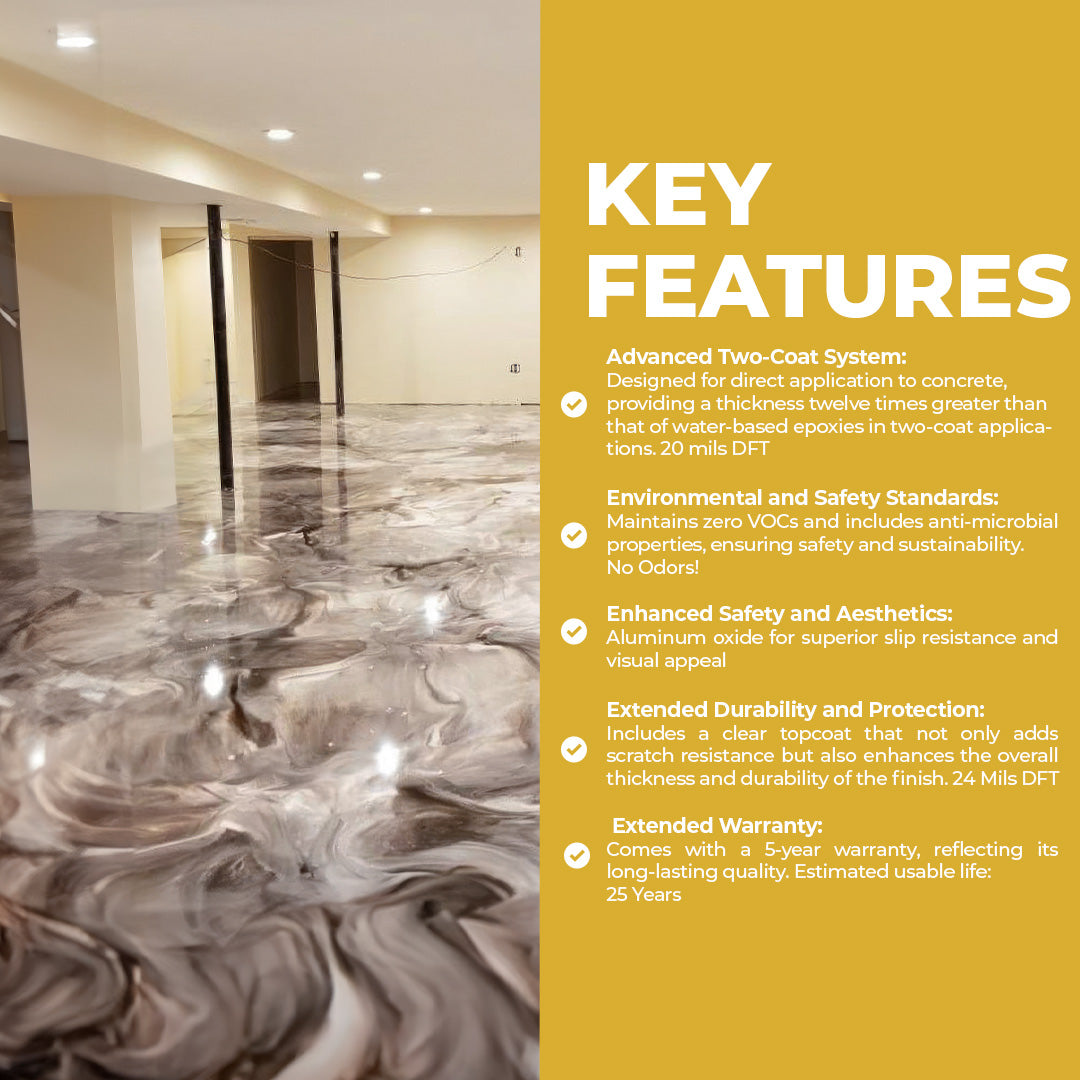 Metallic Epoxy Floor Coating Kits | PerformanceDIY